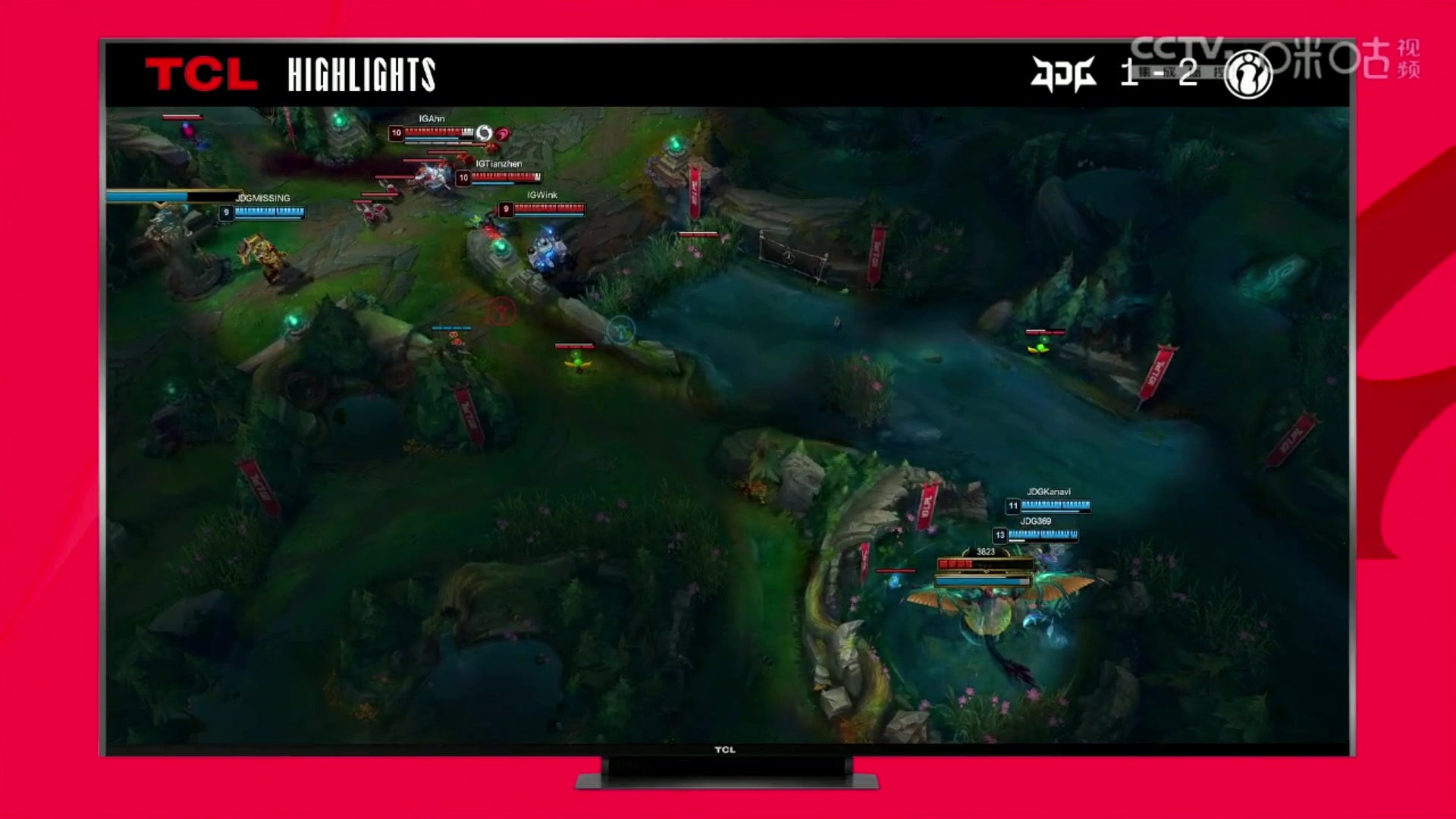 JDG vs iG高光时刻：Ruler寒冰弓箭射到冒烟 Wink机器人钩懵JDG-直播吧